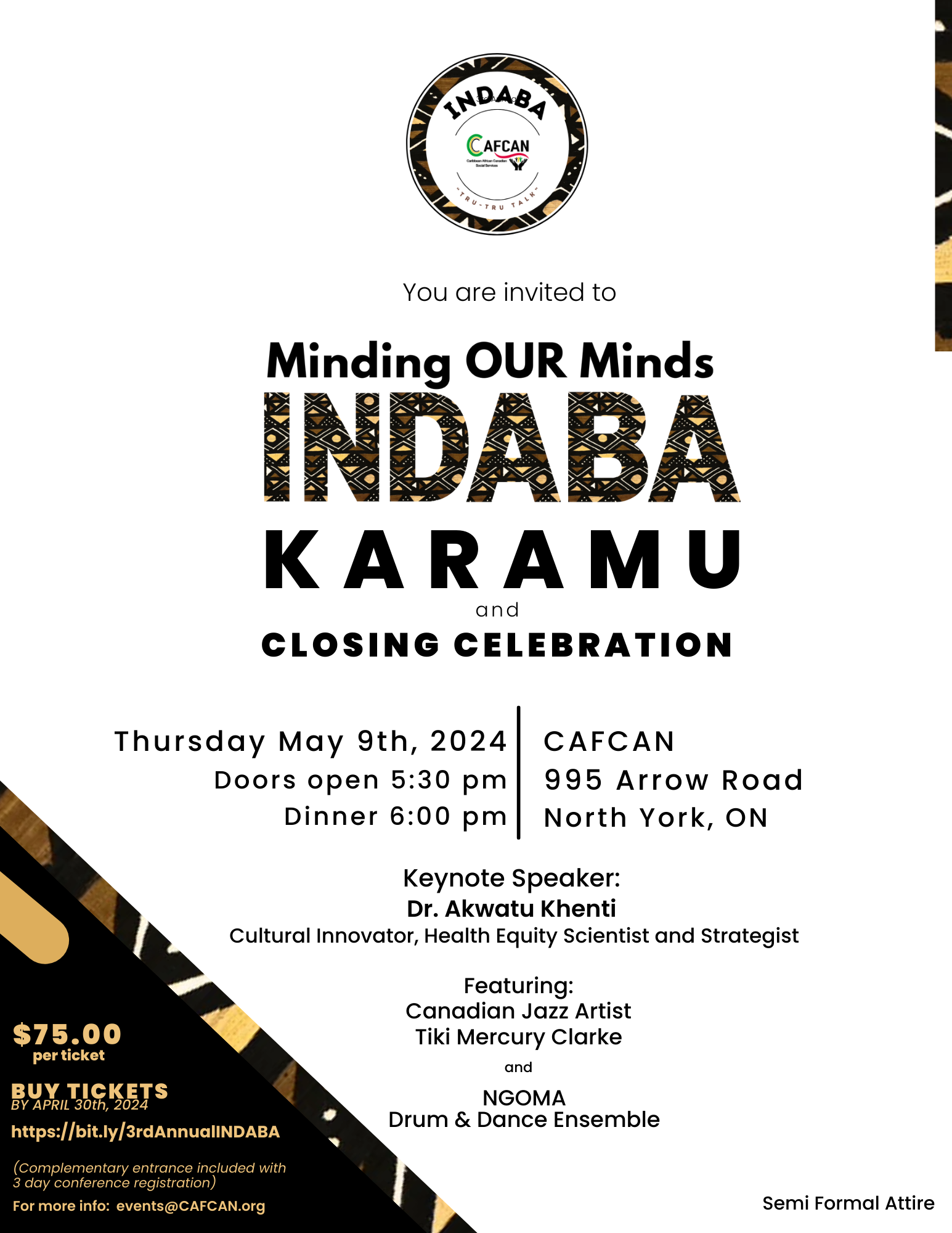 Schedule – CAFCAN INDABA