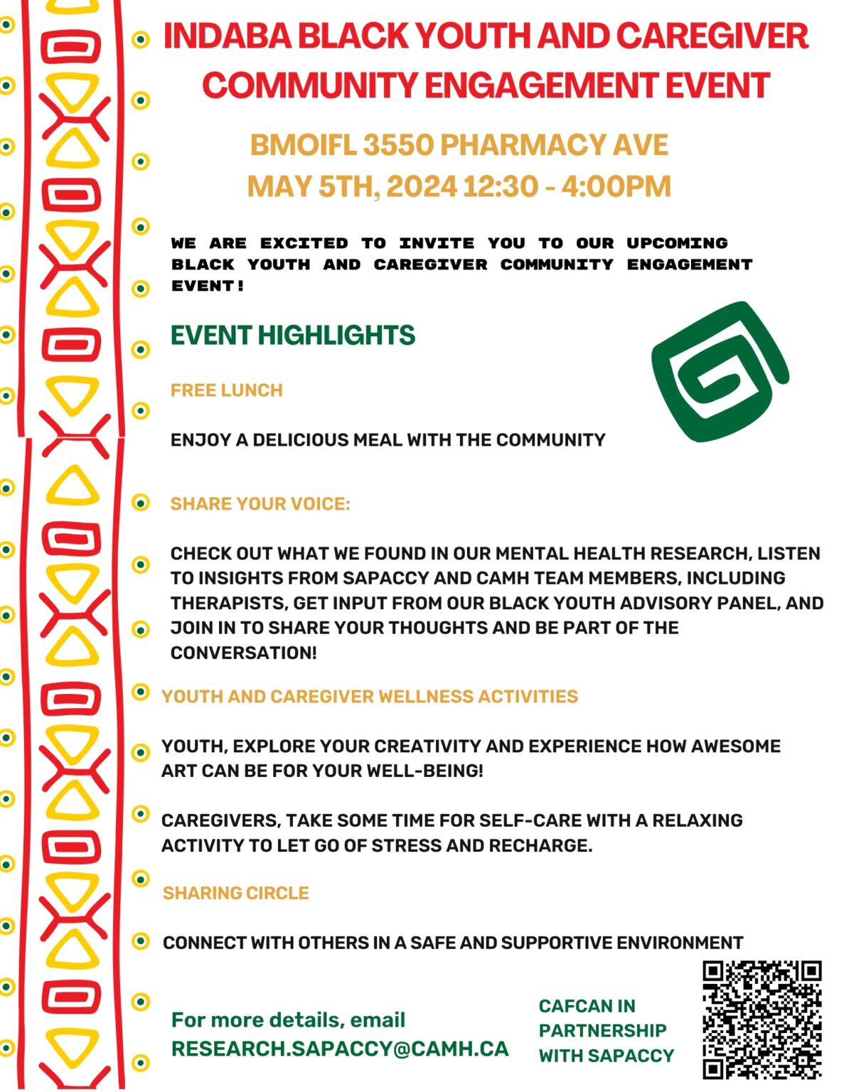 Schedule – CAFCAN INDABA